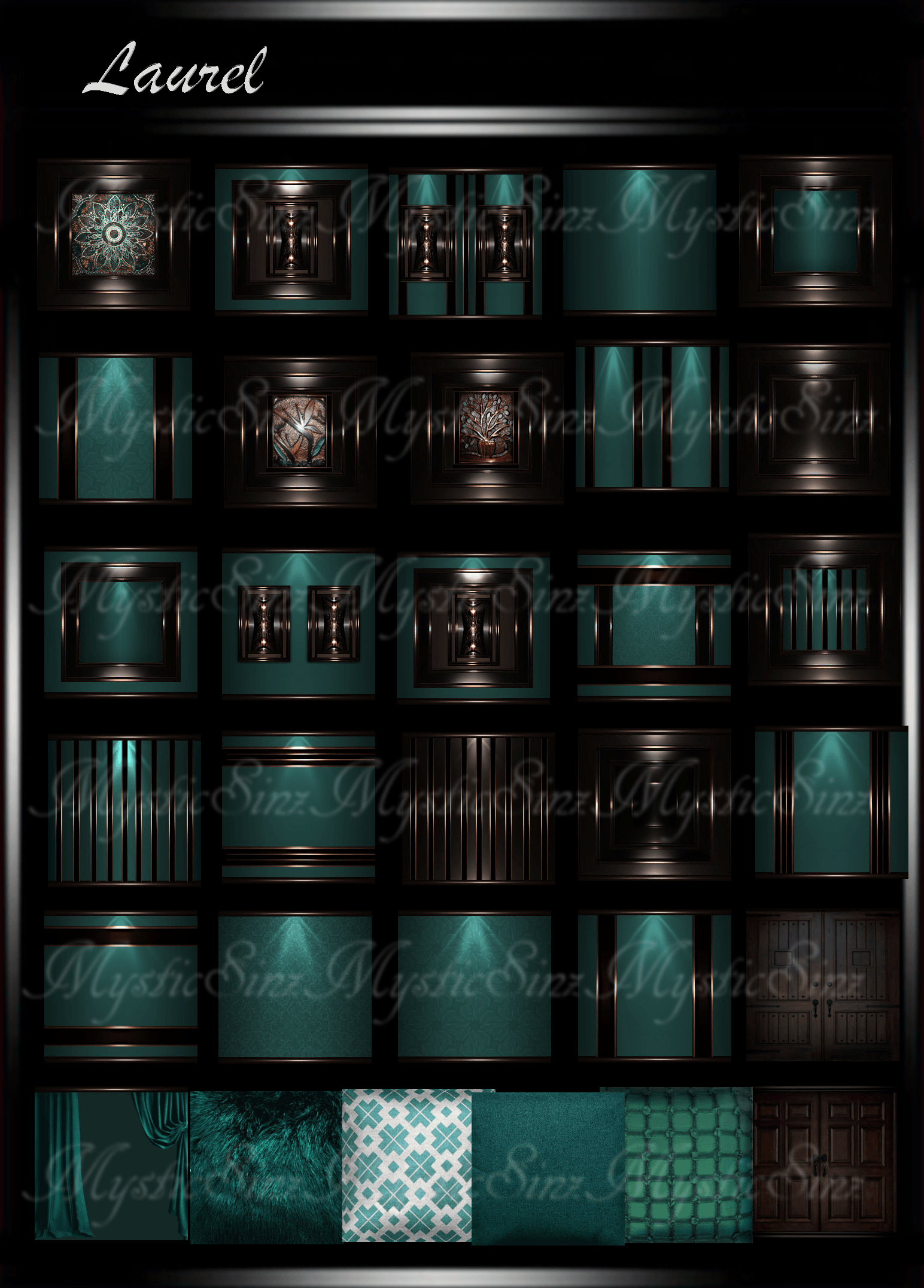 Emerald City IMVU Room Textures Collection