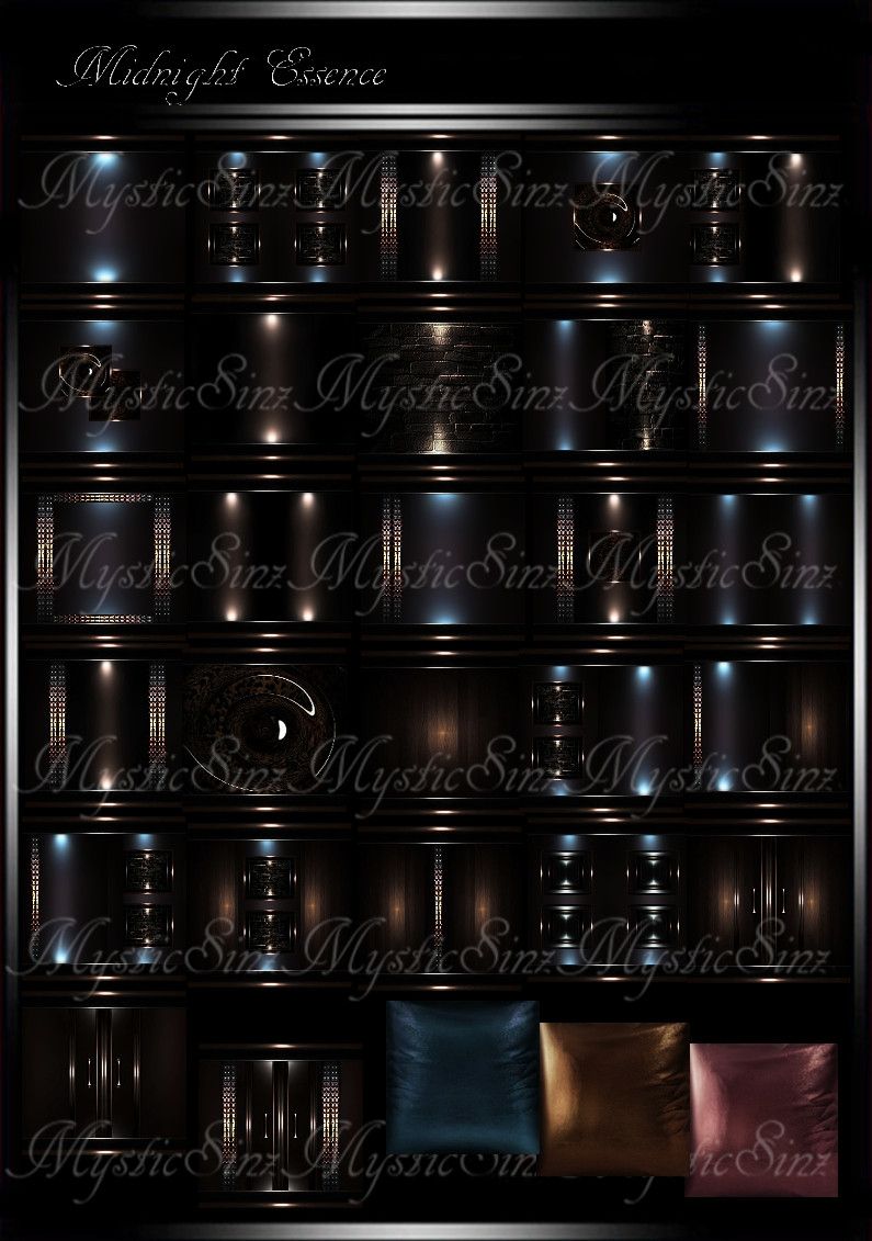 Single Picture Frame plus Group Poster Meshes IMVU