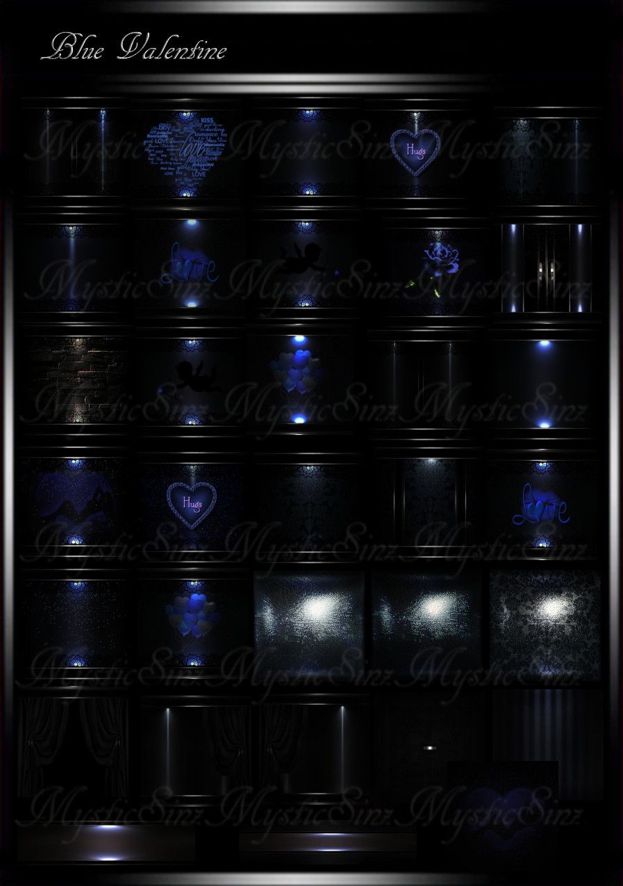 Blue Valentine IMVU Room Collection