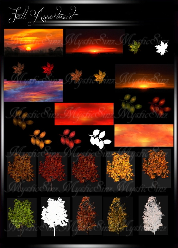 Fall Assortment IMVU Textures
