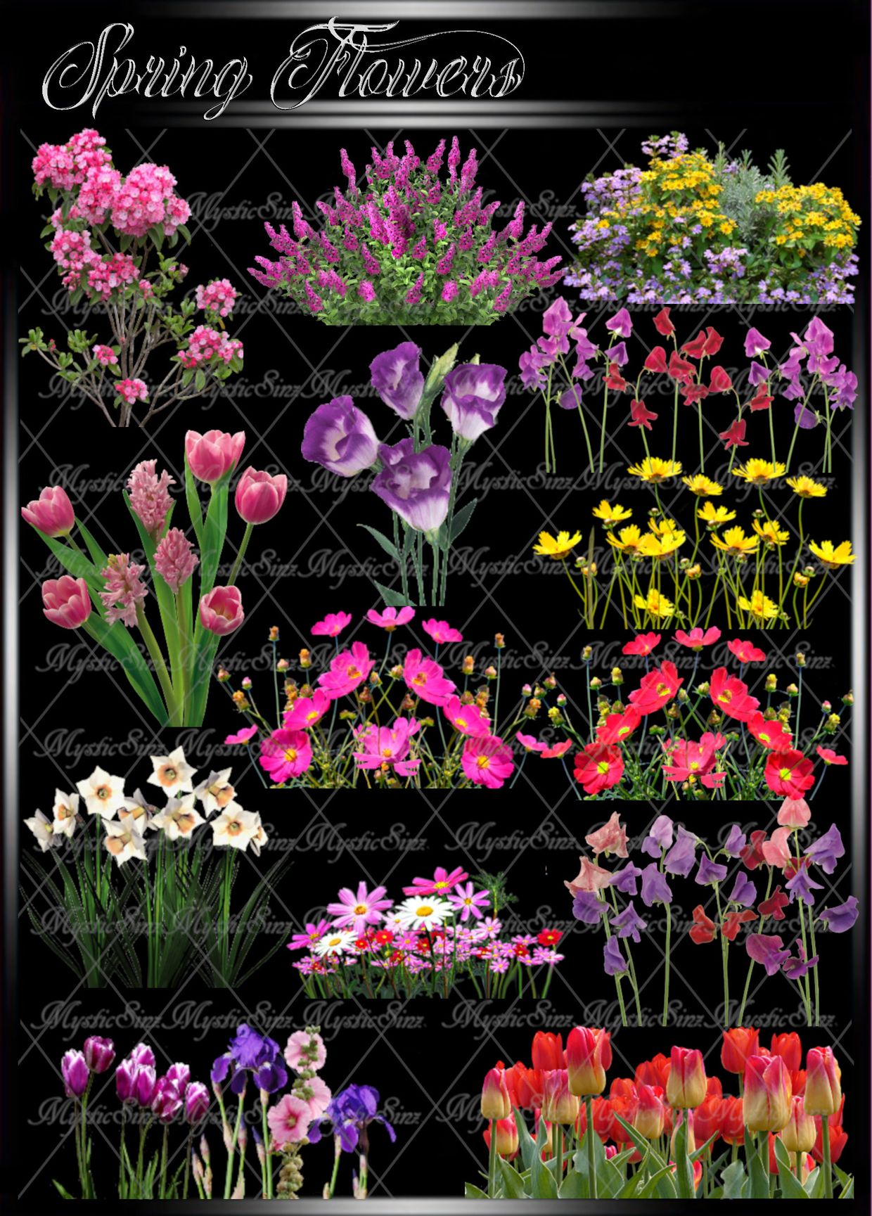 Spring Flowers 2025 IMVU Textures Collection