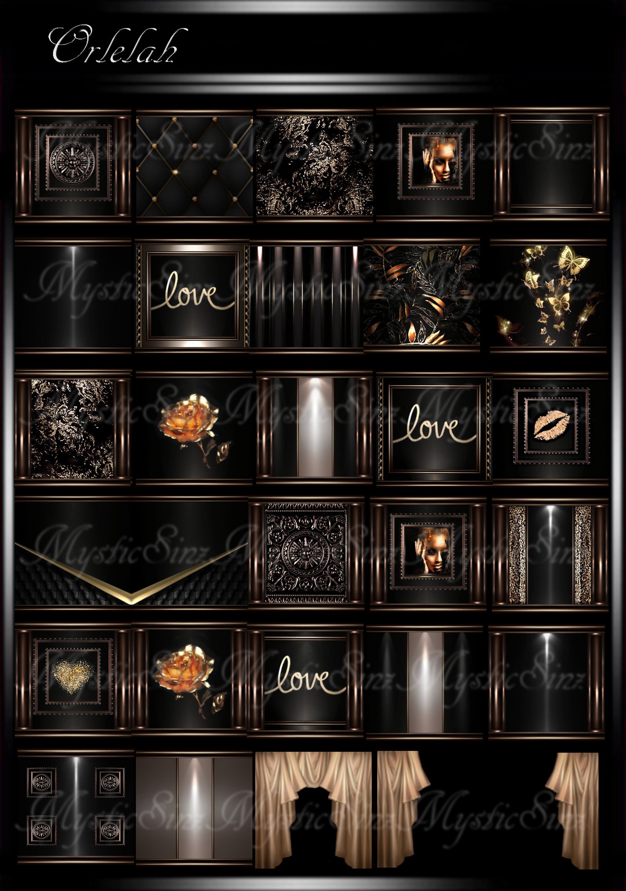 Orlelah IMVU Room Textures Collection