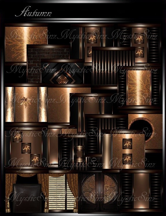 IMVU Textures Autumn Room Collection