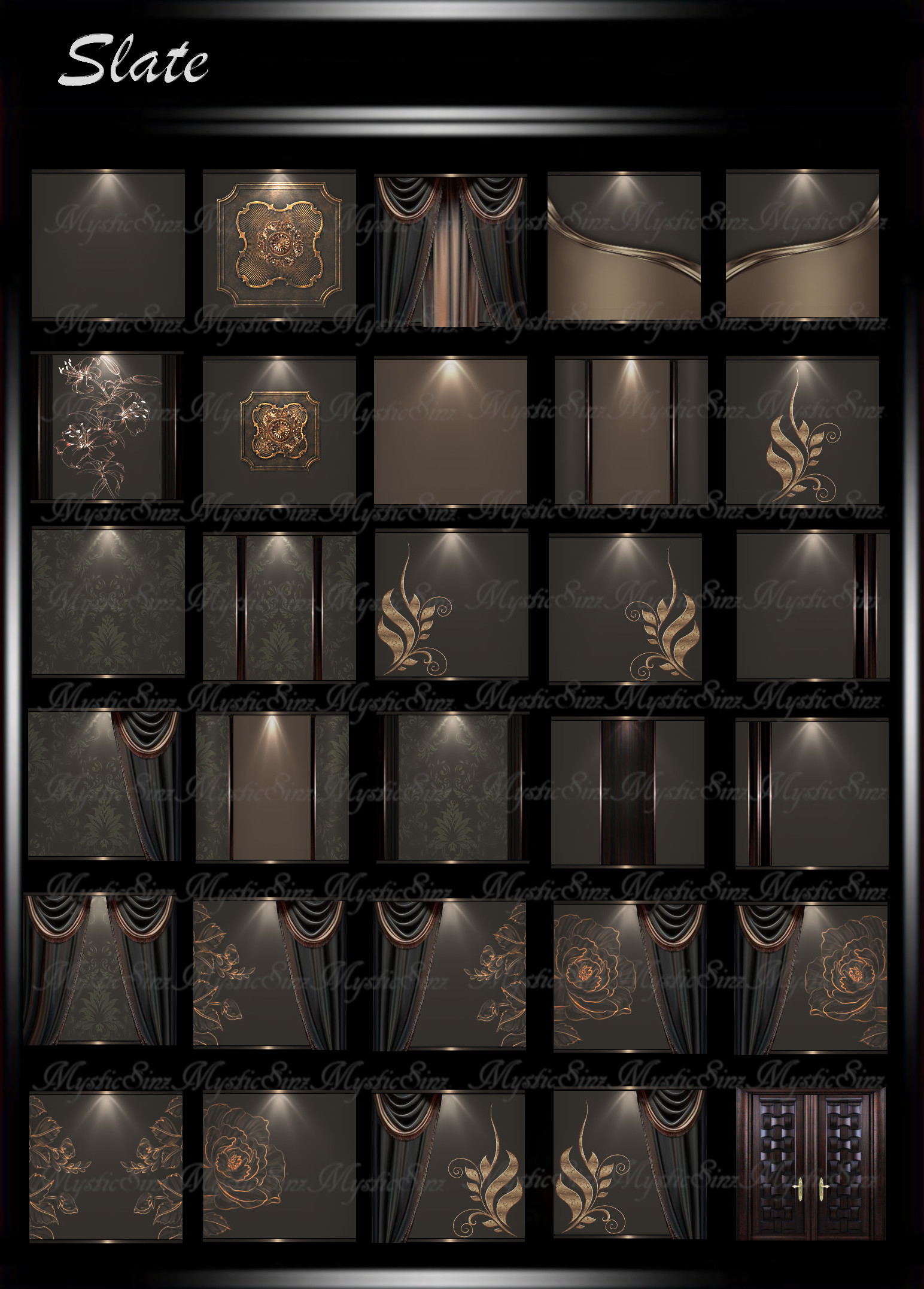Gardenia IMVU Room Textures Collection