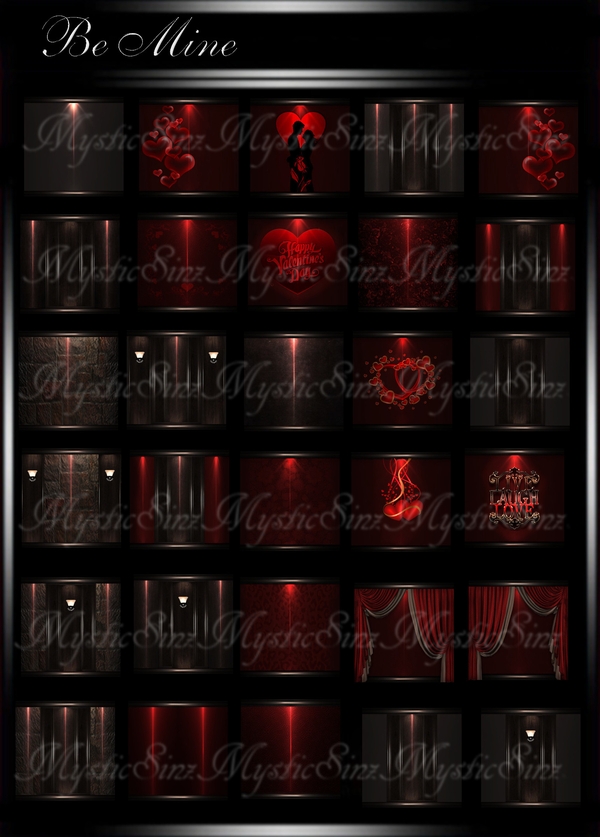 Be Mine IMVU Room Textures Collection