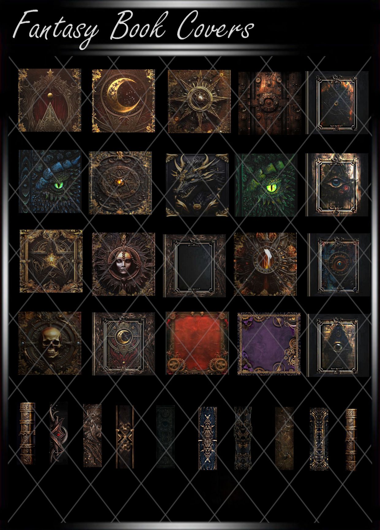 Fantasy Book Covers IMVU Textures