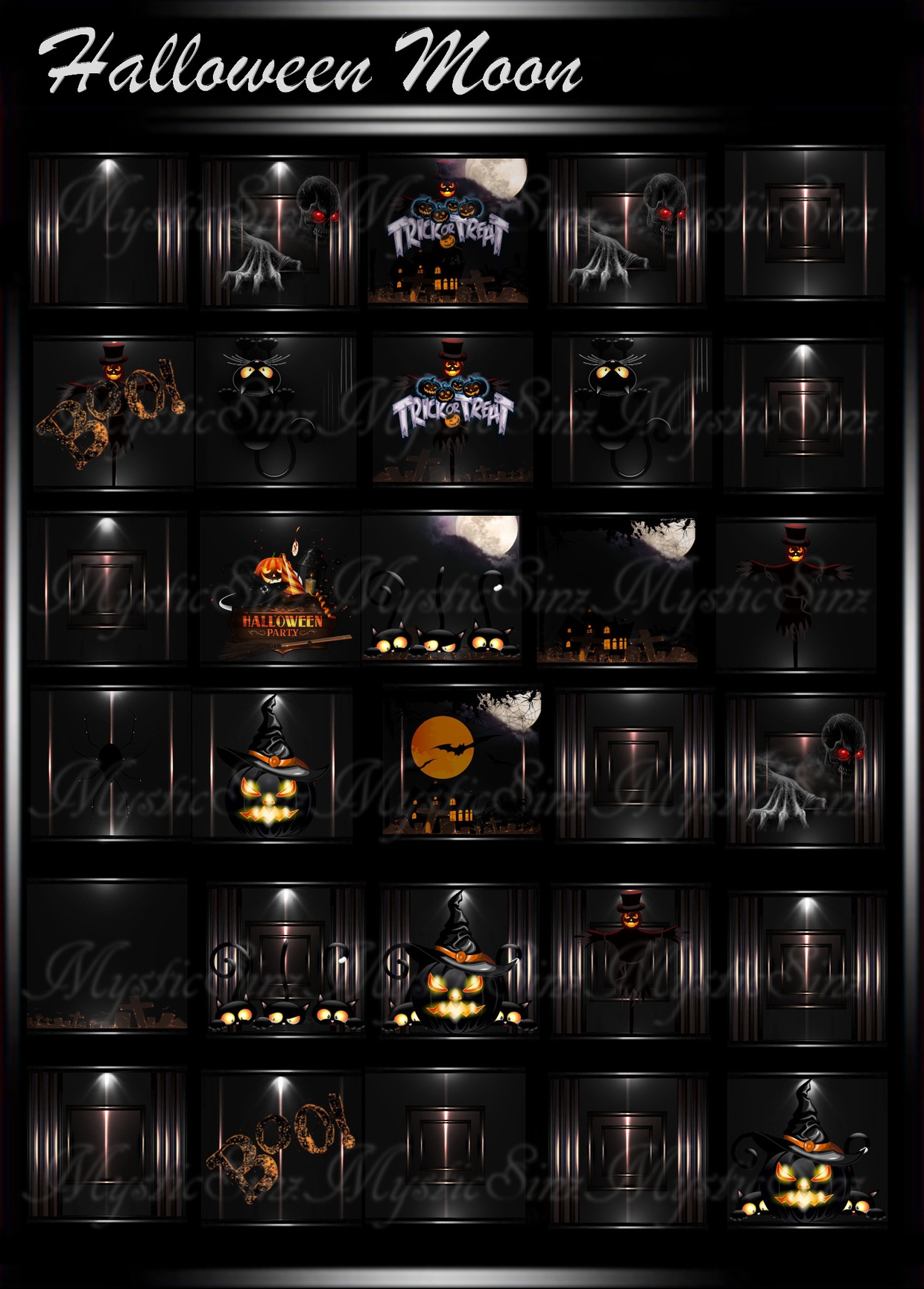 Halloween Moon IMVU Texture Collection