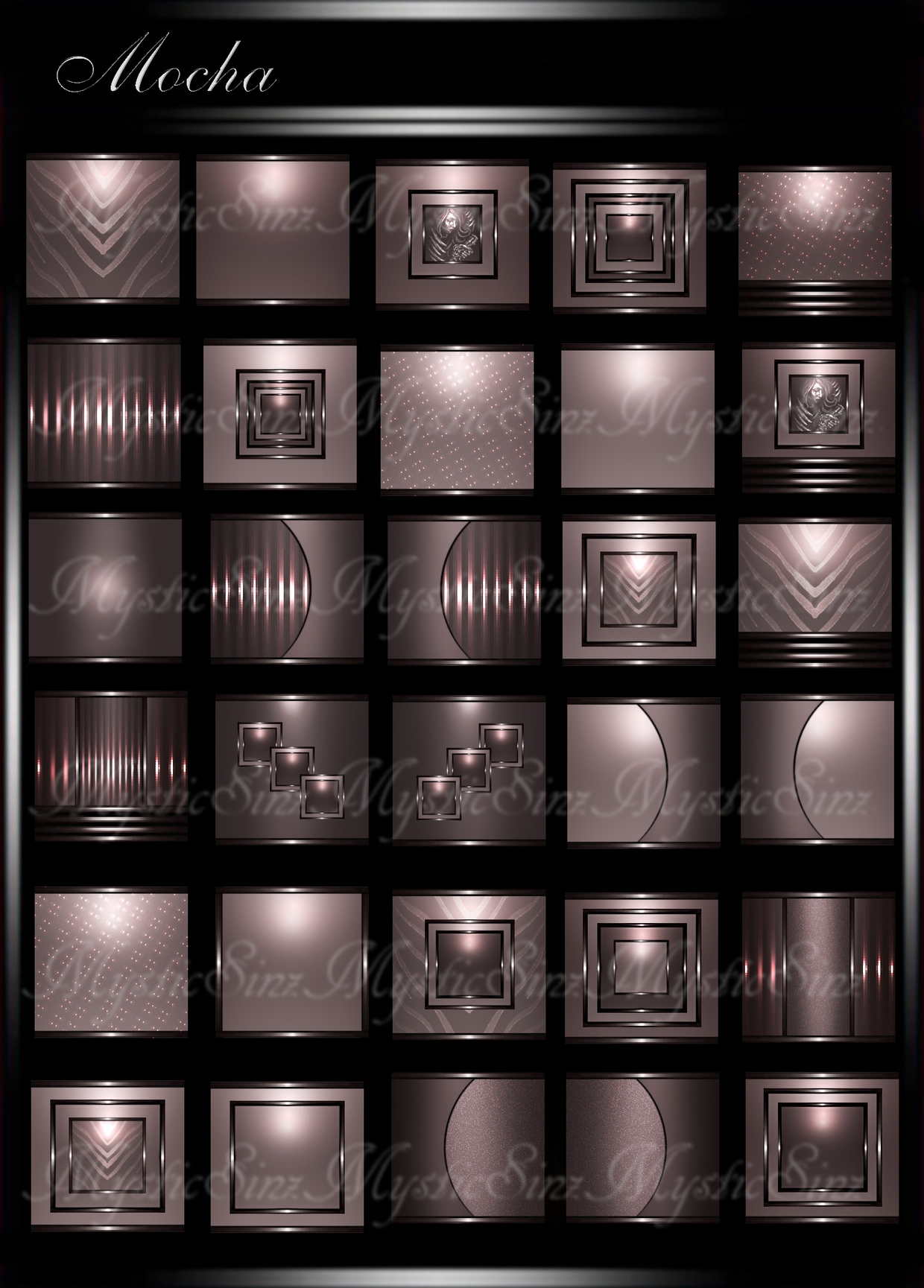 Mocha IMVU Room Textures Collection