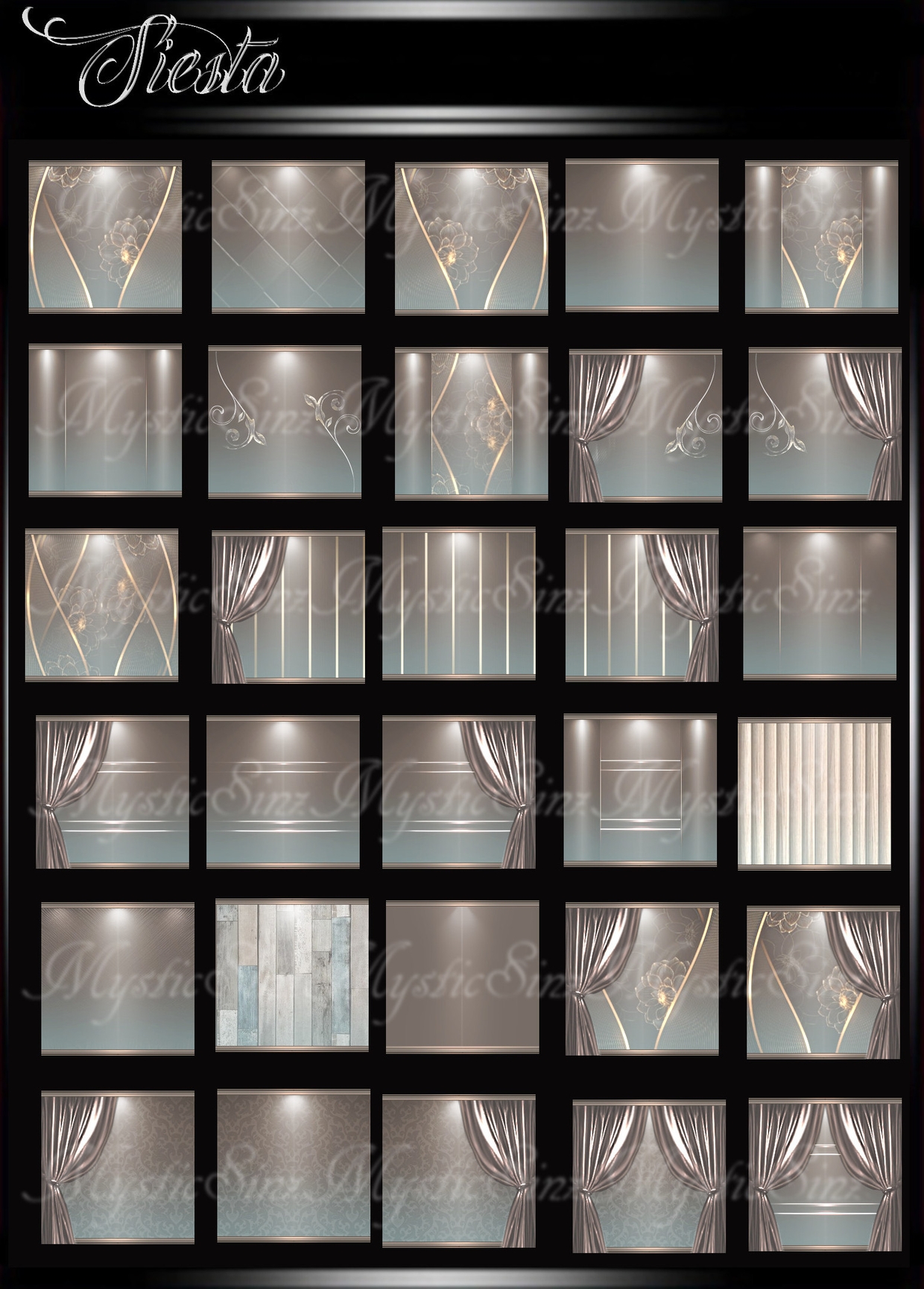 Siesta IMVU Room Textures Collection