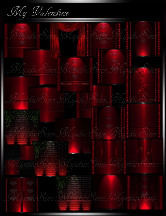 IMVU Textures My Valentine Room Collection