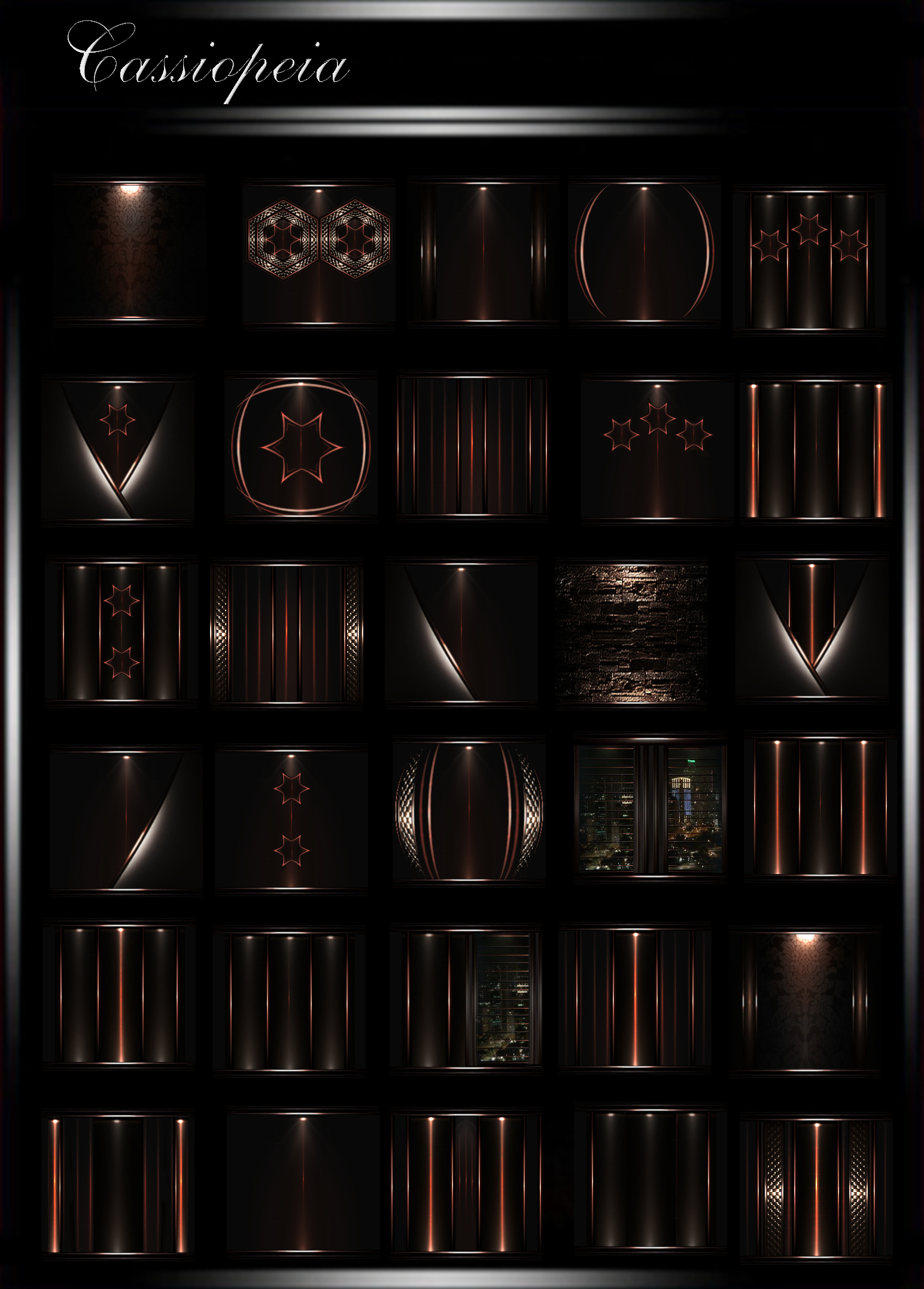 IMVU Textures Raven Room Collection