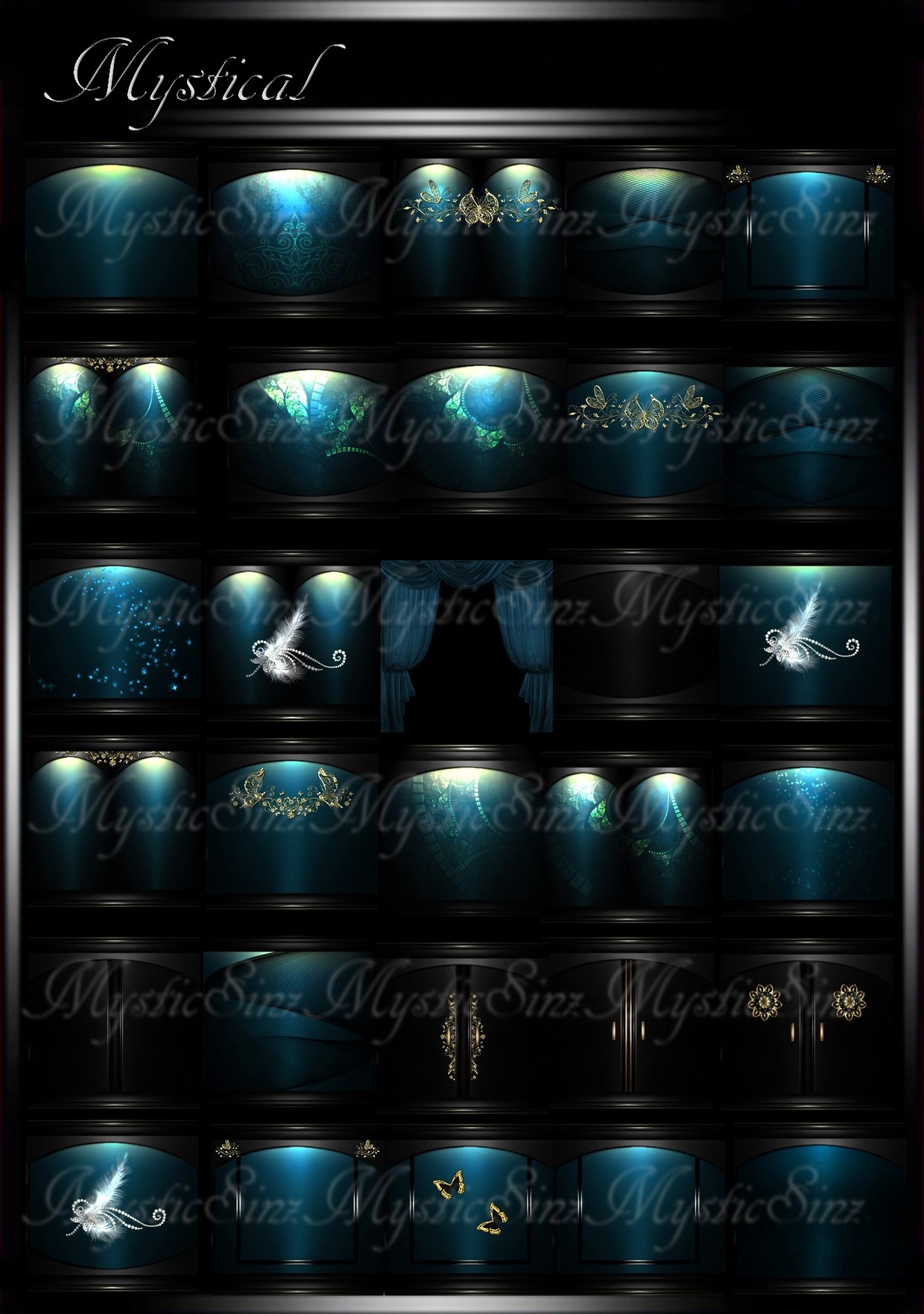 IMVU Room Textures Mystical Room Collection