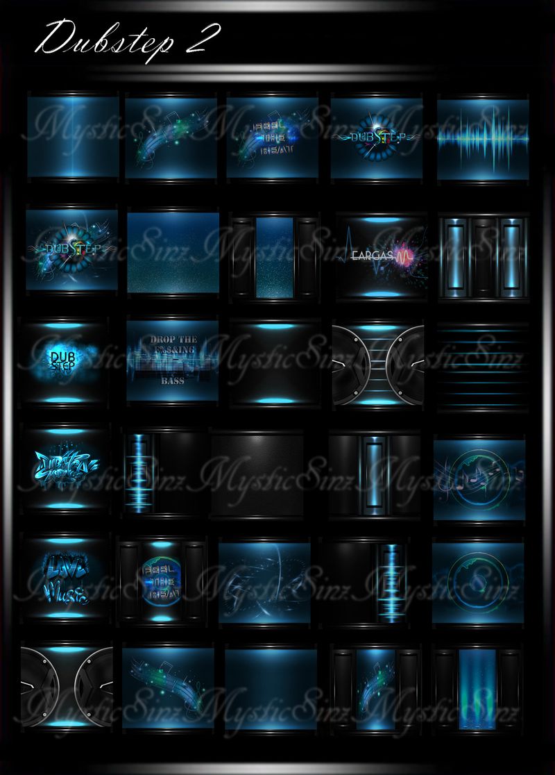 Neon Lights IMVU Room Textures Collection