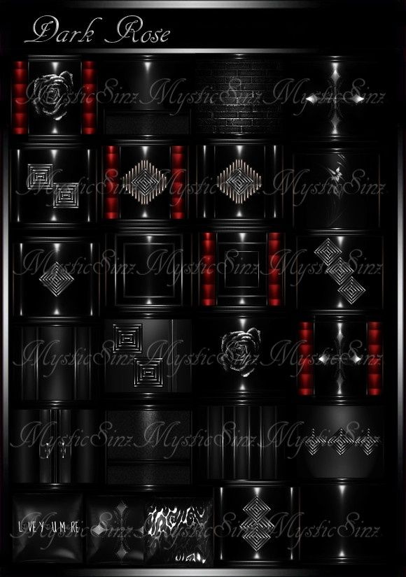 Midnight Roze IMVU Room Texture Collection