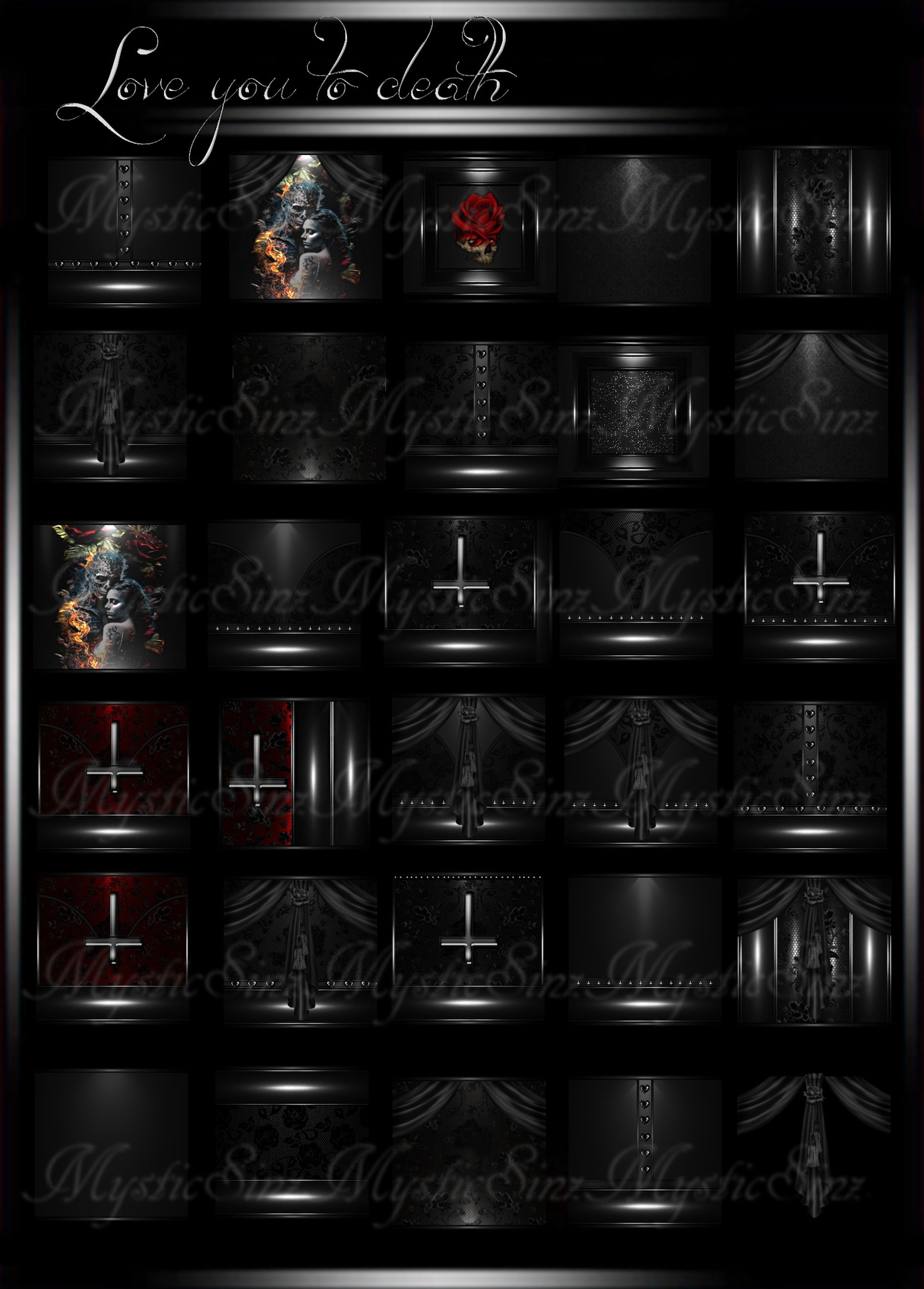 Love You to Death IMVU Room Textures Collection