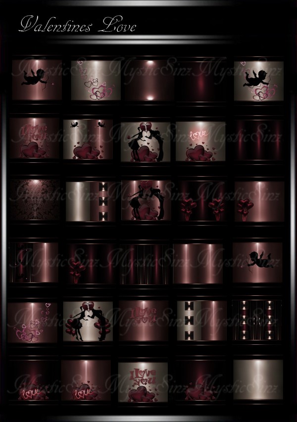 IMVU Valentines Love Room Collection