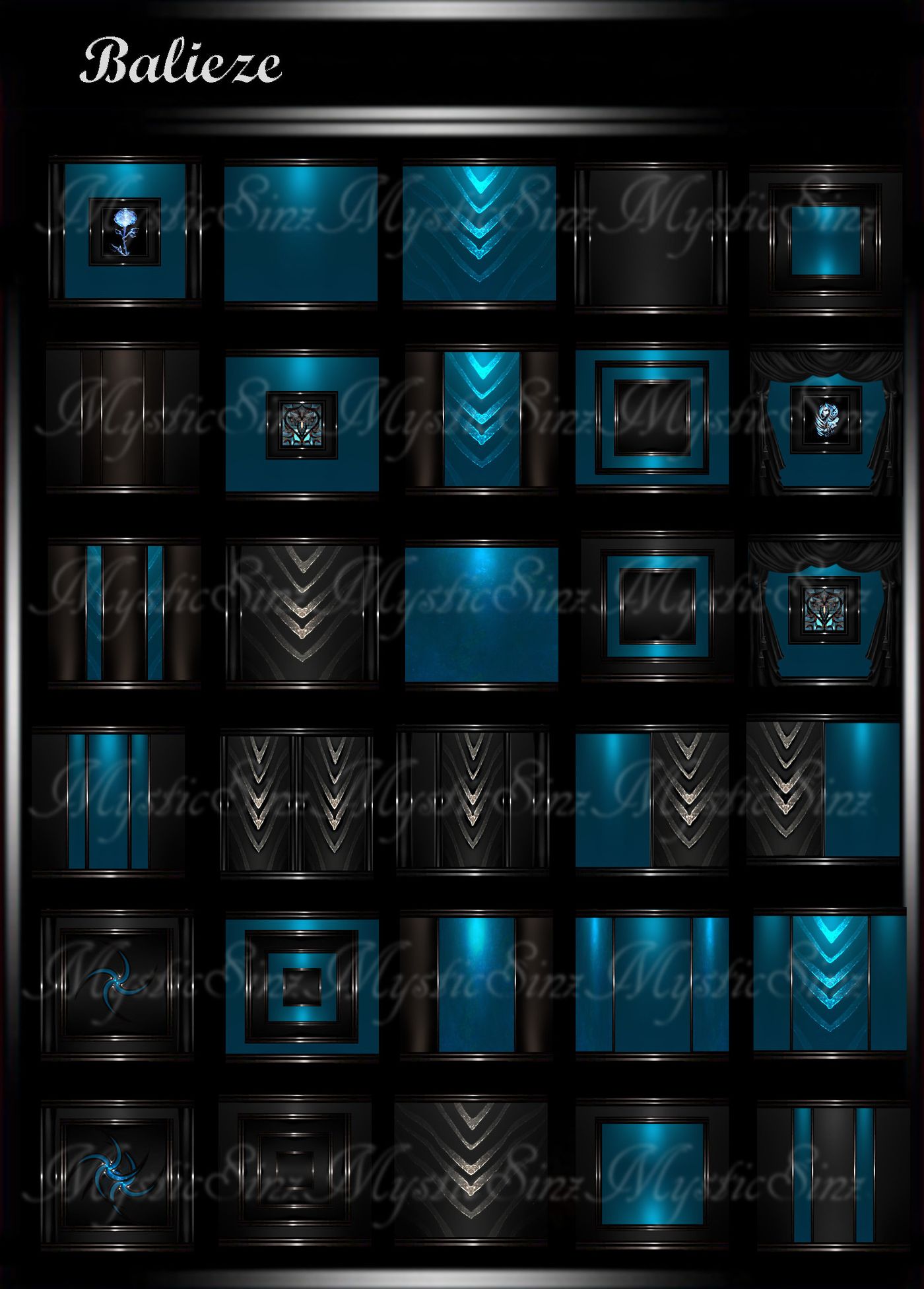 Tropic Essence Purple IMVU Room Textures Collection