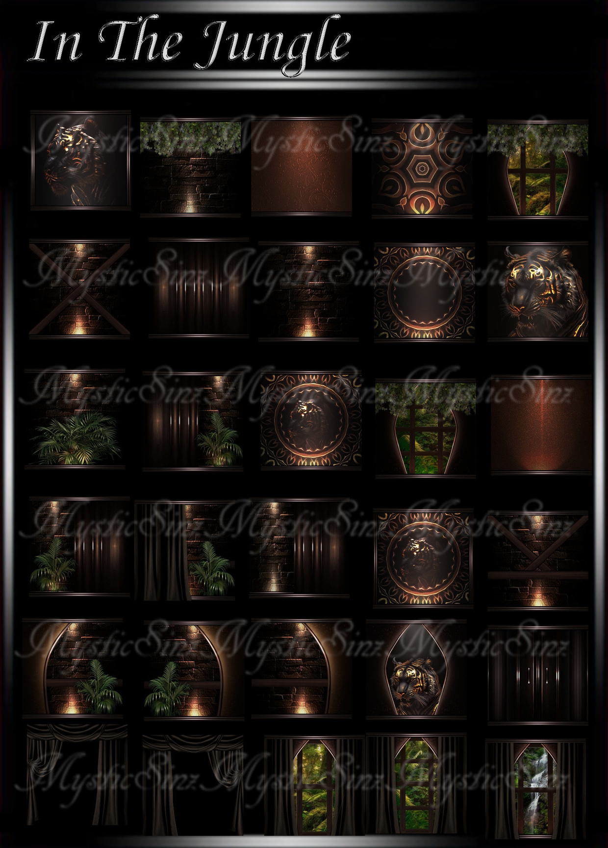 In The Jungle IMVU Room Textures Collection