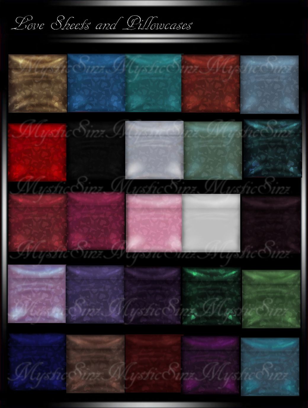 Faux Leather Cushions IMVU Textures