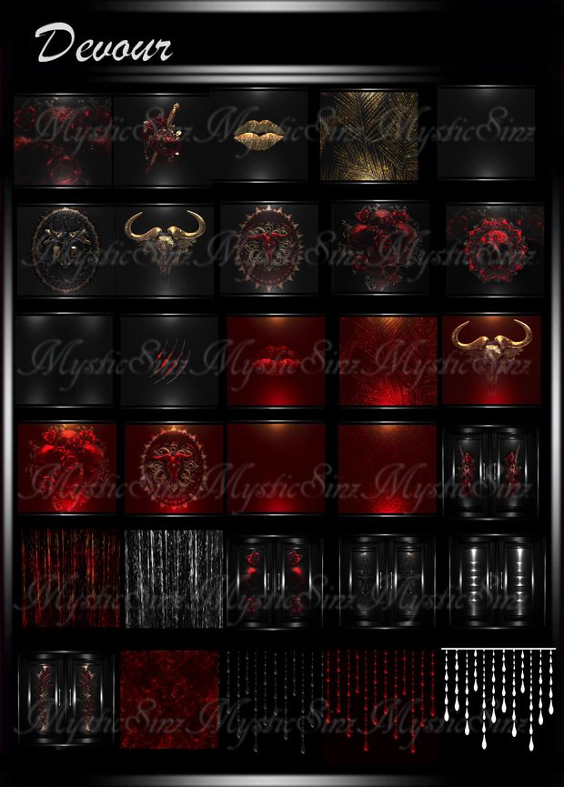 Amore' IMVU Room Textures Collection