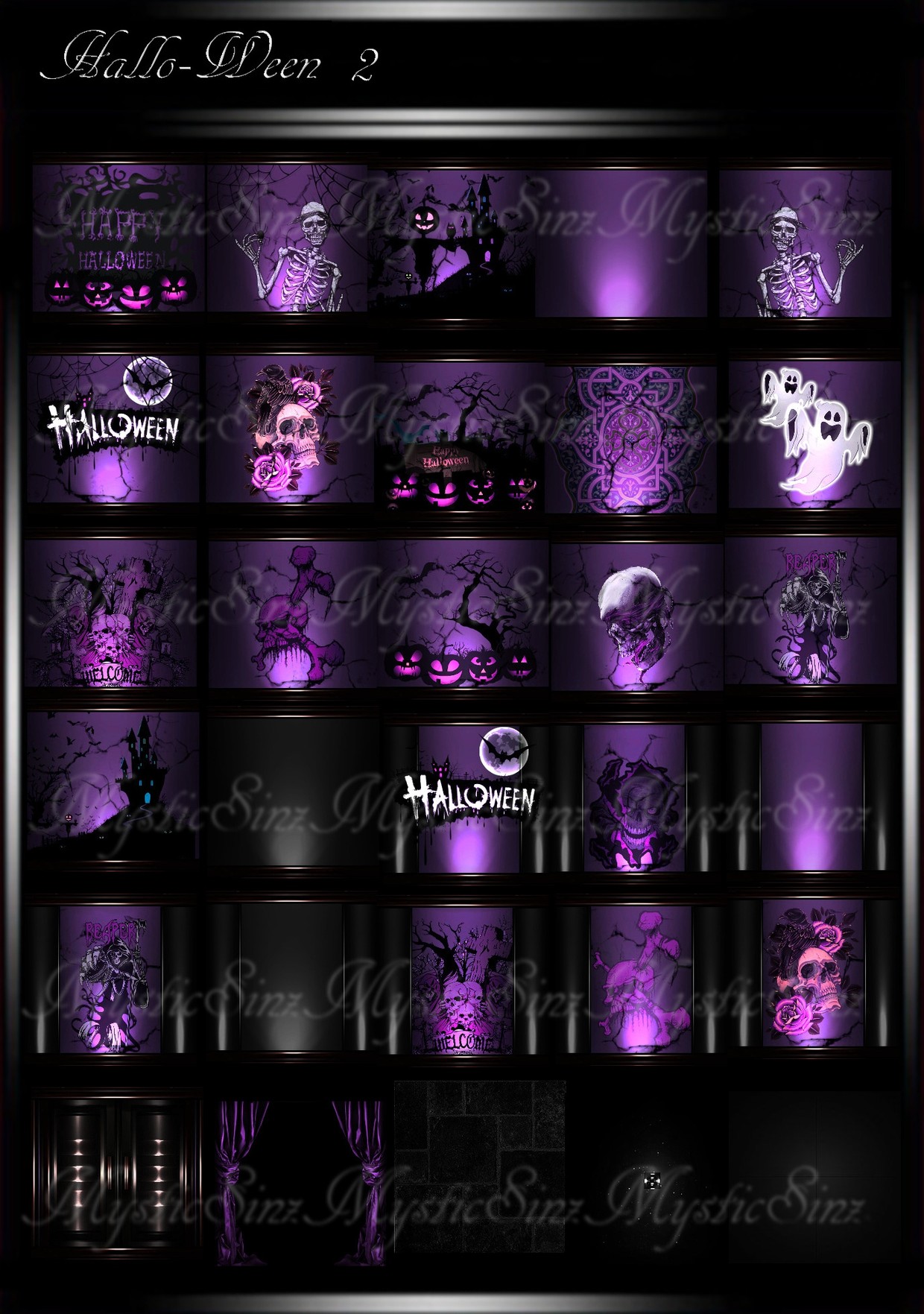 Hallo_Ween- 2 IMVU Room Textures