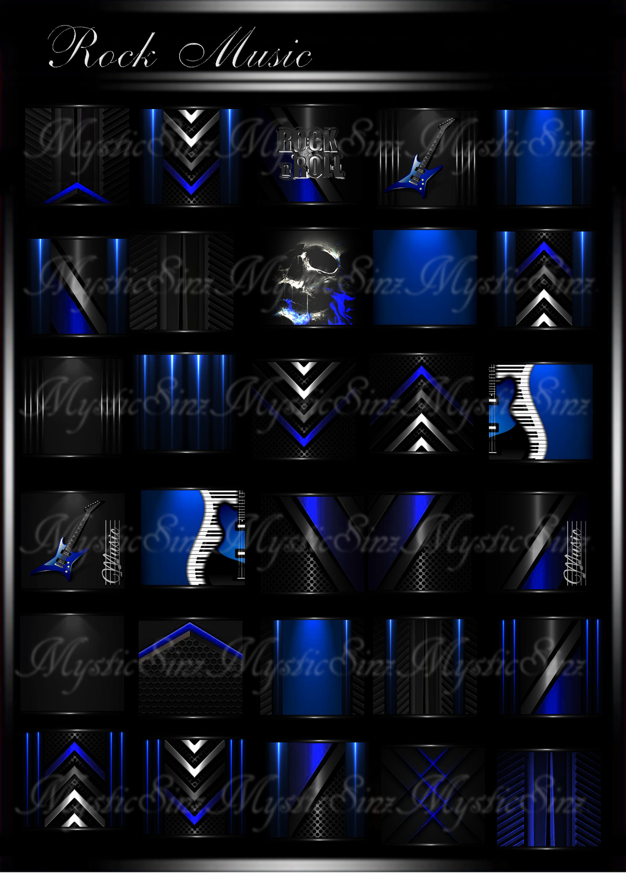 Rock Music IMVU Room Textures Collection