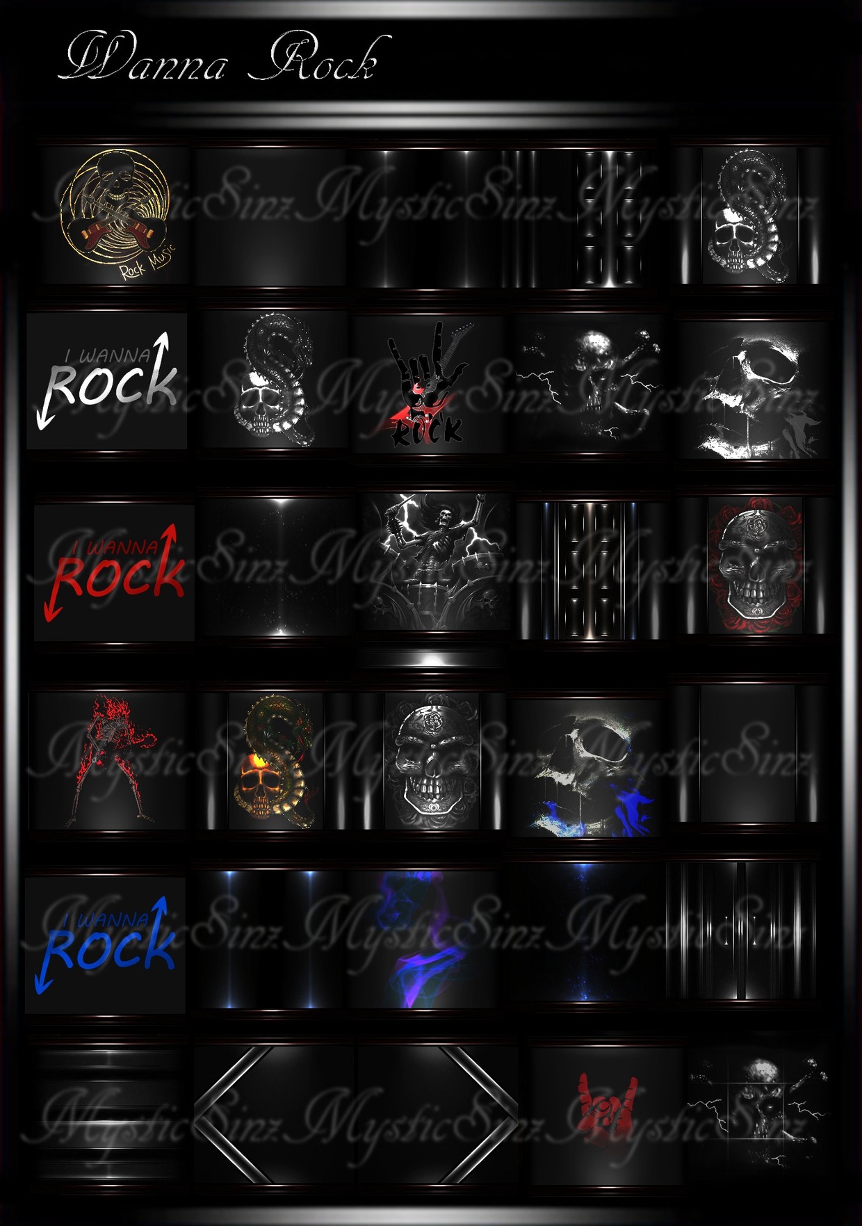 Wanna Rock IMVU Room Texture Collection