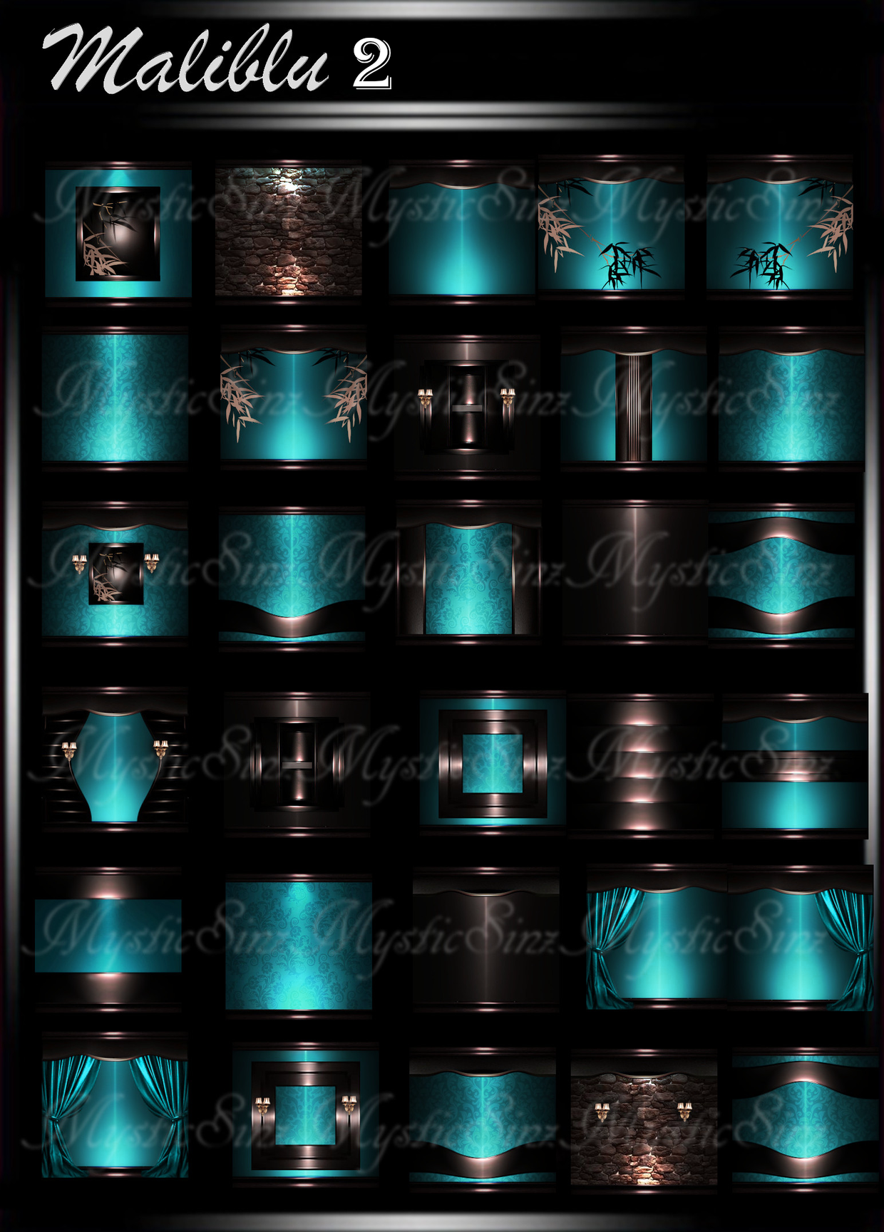 Maliblu 2 IMVU Room Textures Collection