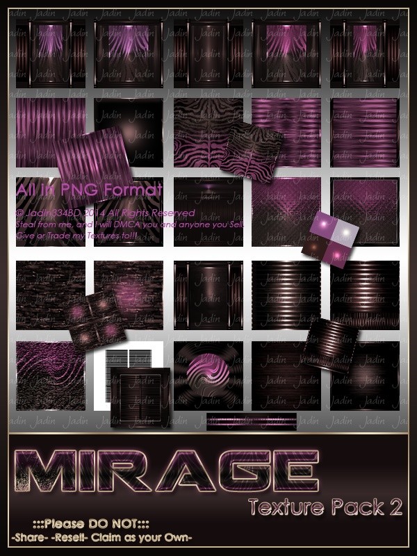 Mirage Texture Pack 2-- $6.00