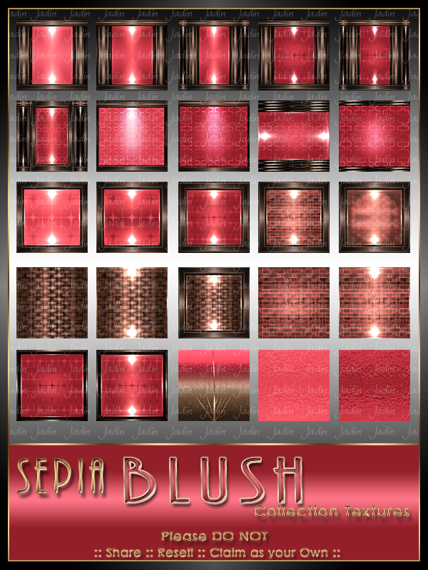 Sepia Blush Texture Pack-- $2.00