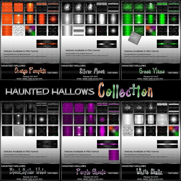 Haunted Hallows Texture Pack Collection-- $5.00