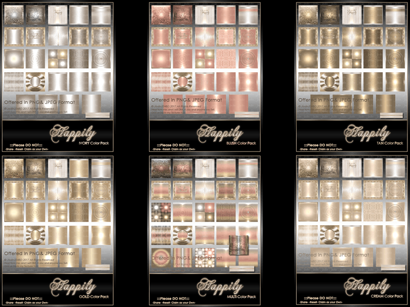 Happily Wedding Texture Pack Collection-- $10.00