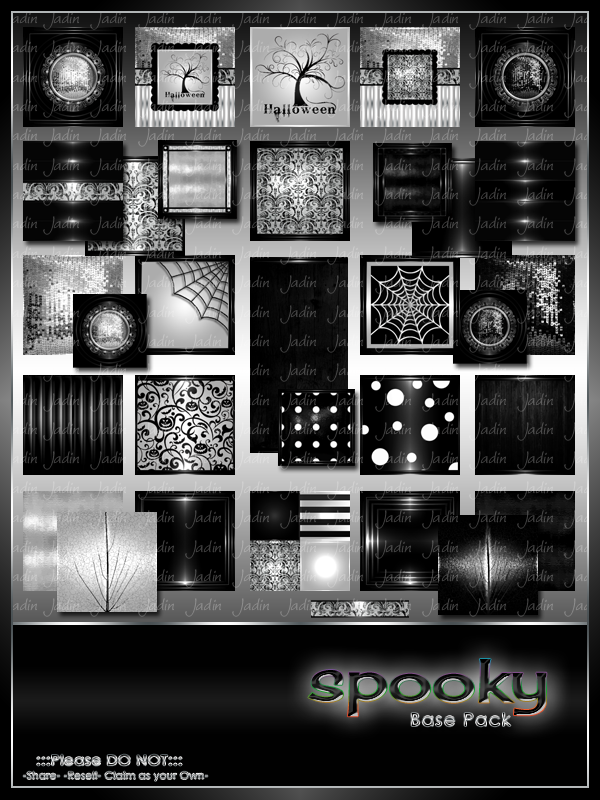 Spooky BASE Texture Pack-- $5.00