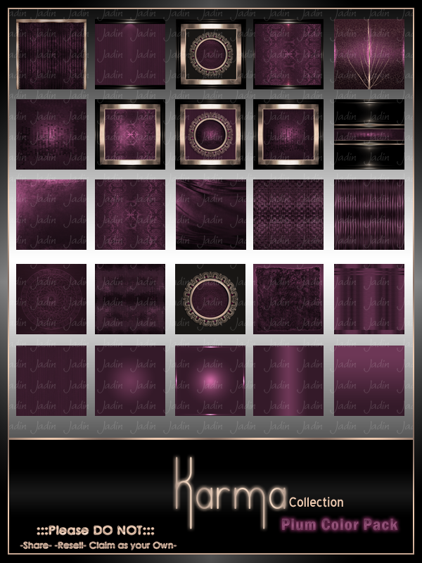 Karma: Plum Color Pack---$2.00