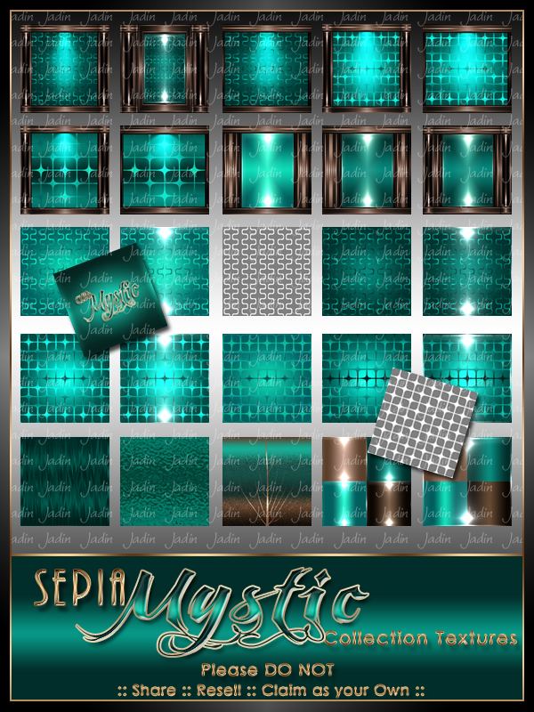 Sepia Mystic Texture Pack-- $2.00