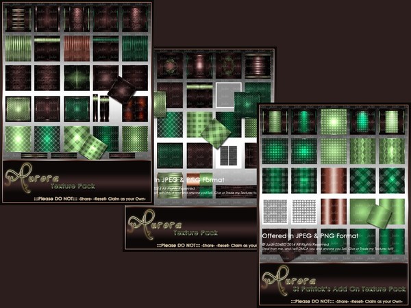 Aurora Texture Pack-- $5.00