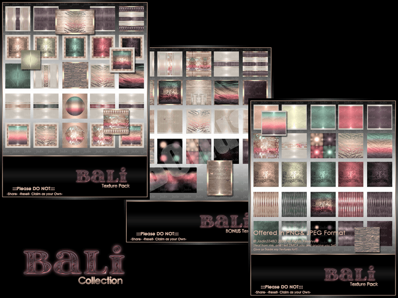 B'Islands BALI Collection-- $6.00