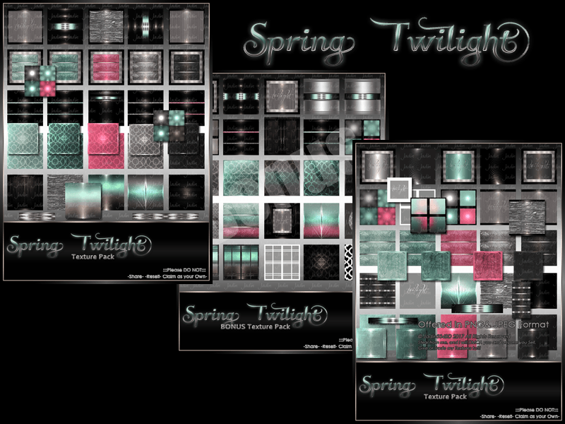 Spring TWILIGHT Collection-- $8.00