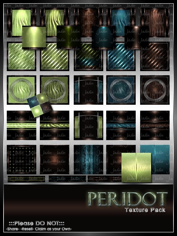 Peridot Texture Pack-- $6.00