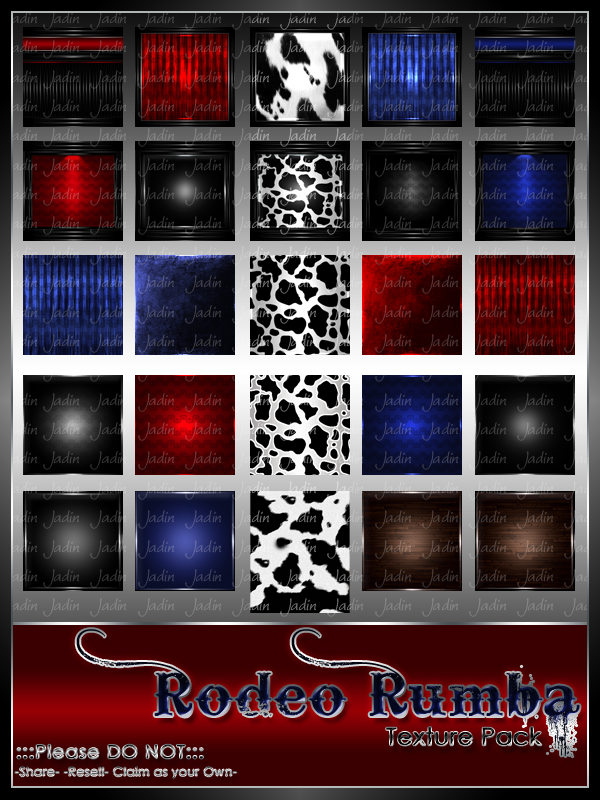 Rodeo Rumba Texture Pack $2.00