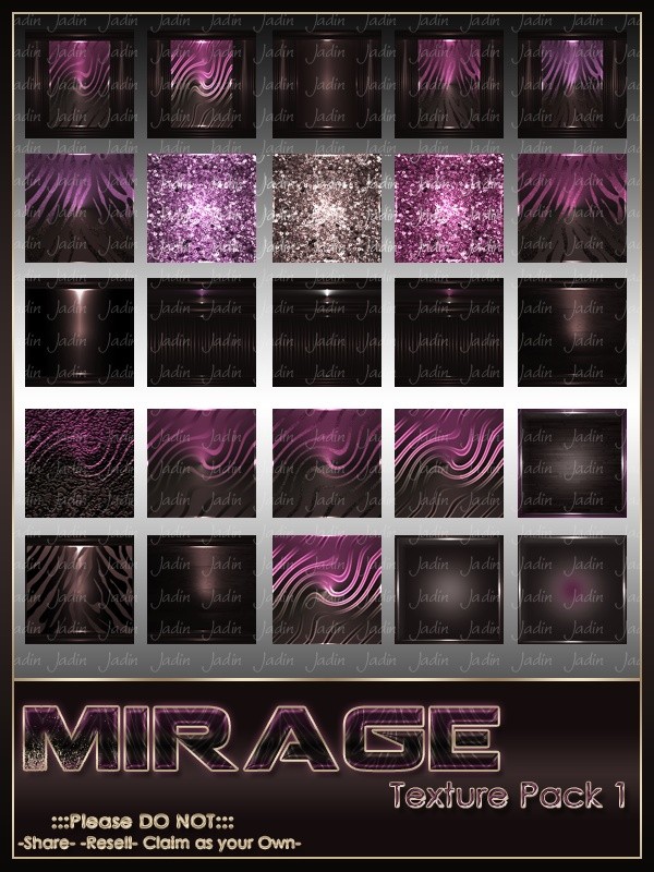 Mirage Texture Pack 1-- $8.00