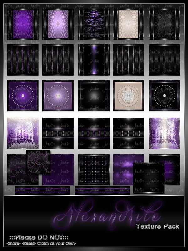 Alexandrite Texture Pack-- $6.00