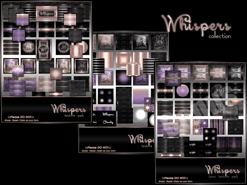 Whispers Collection-- $8.00
