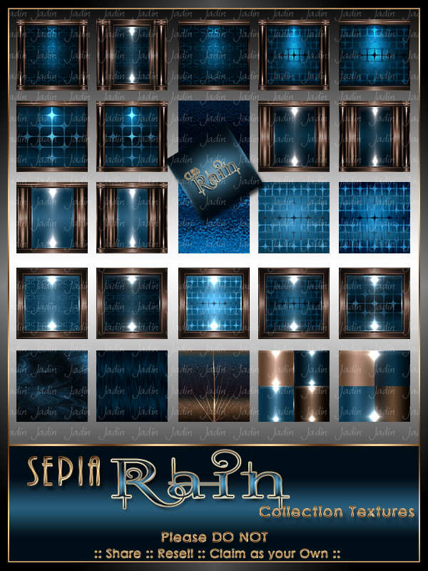 Sepia Rain Texture Pack-- $2.00