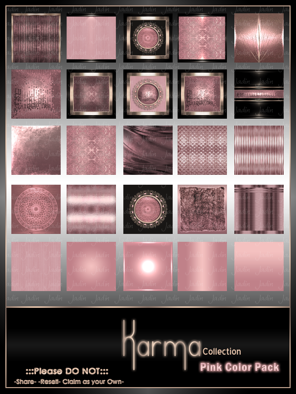 Karma: Pink Color Pack---$2.00