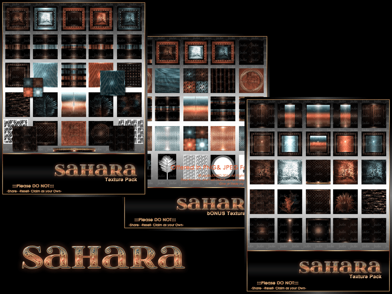 Sahara Collection-- $6.00