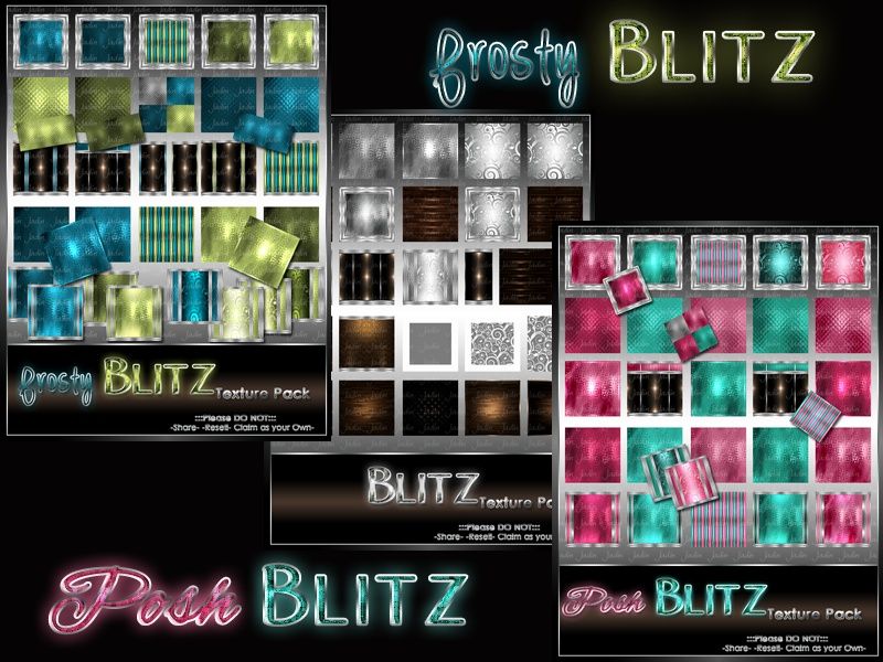 frosty & posh Blitz Texture Pack Collection $5.00