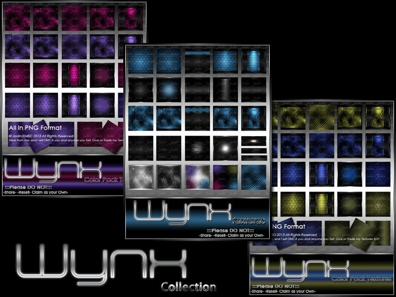 WYNX Texture Pack Collection-- $5.00