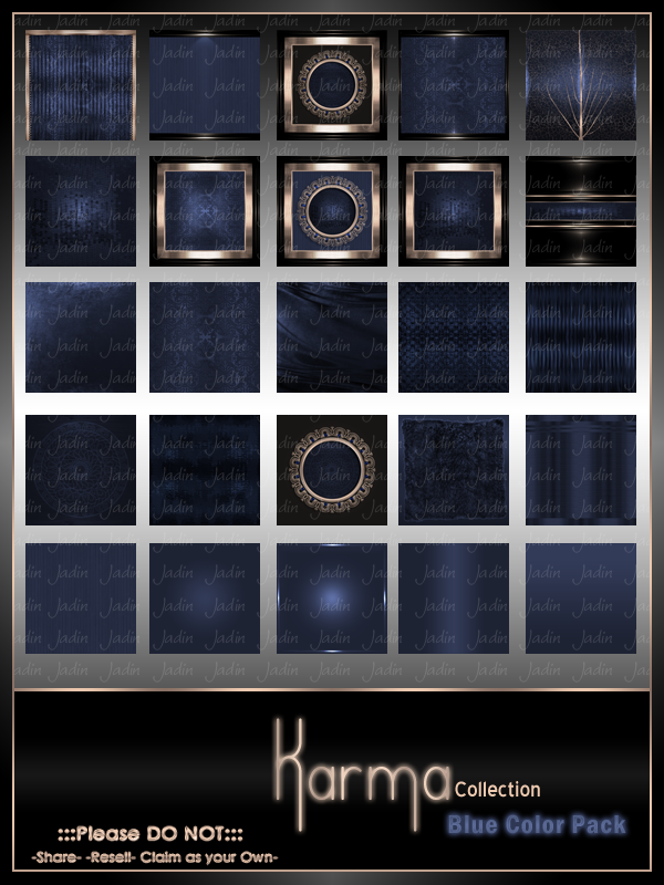 Karma: Blue Color Pack---$2.00