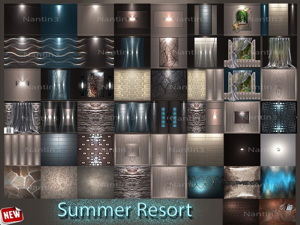 Summer Resort 51 Textures 256x256jpg.